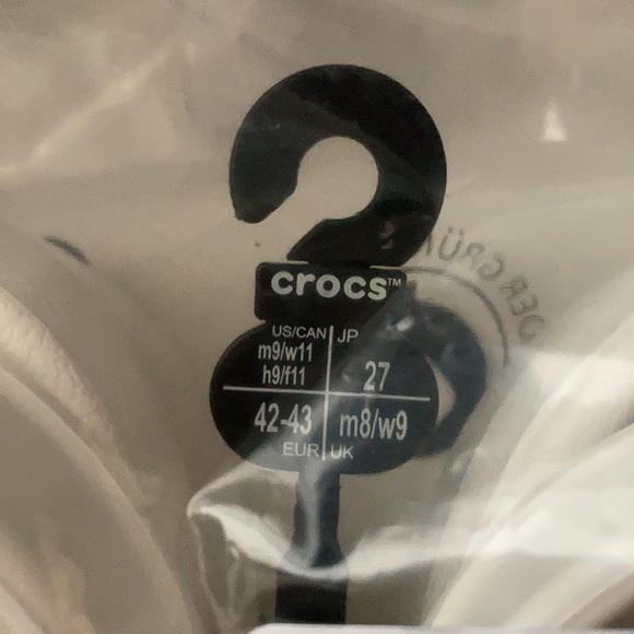 CROCS | Shoes | Crocs Specialist Enclosed Unisex Roomy Fit White | Poshmark